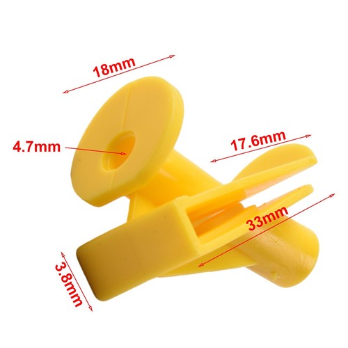 Engine Undertray & Underbody Shield Clips Plastic 10pcs For Smart ...