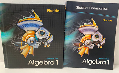 Algebra 1 ~Florida Student Hardcover Text Book & Student Workbook ...