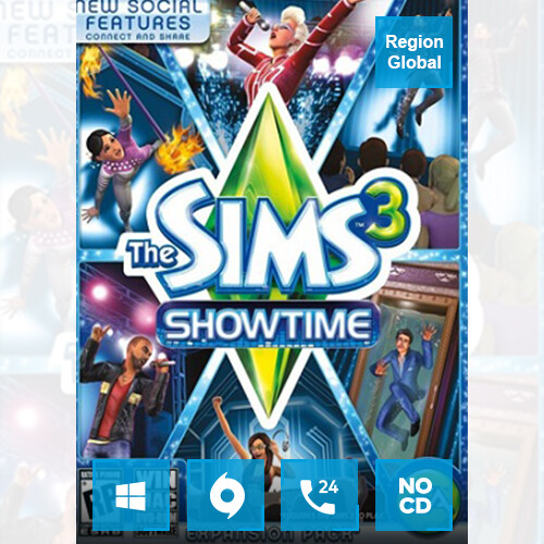 The Sims 3 Showtime Expansion Pack DLC for PC Game EA App Key Region ...
