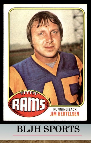 1976 Topps #493 Jim Bertelsen Los Angeles Rams (4B6) | eBay