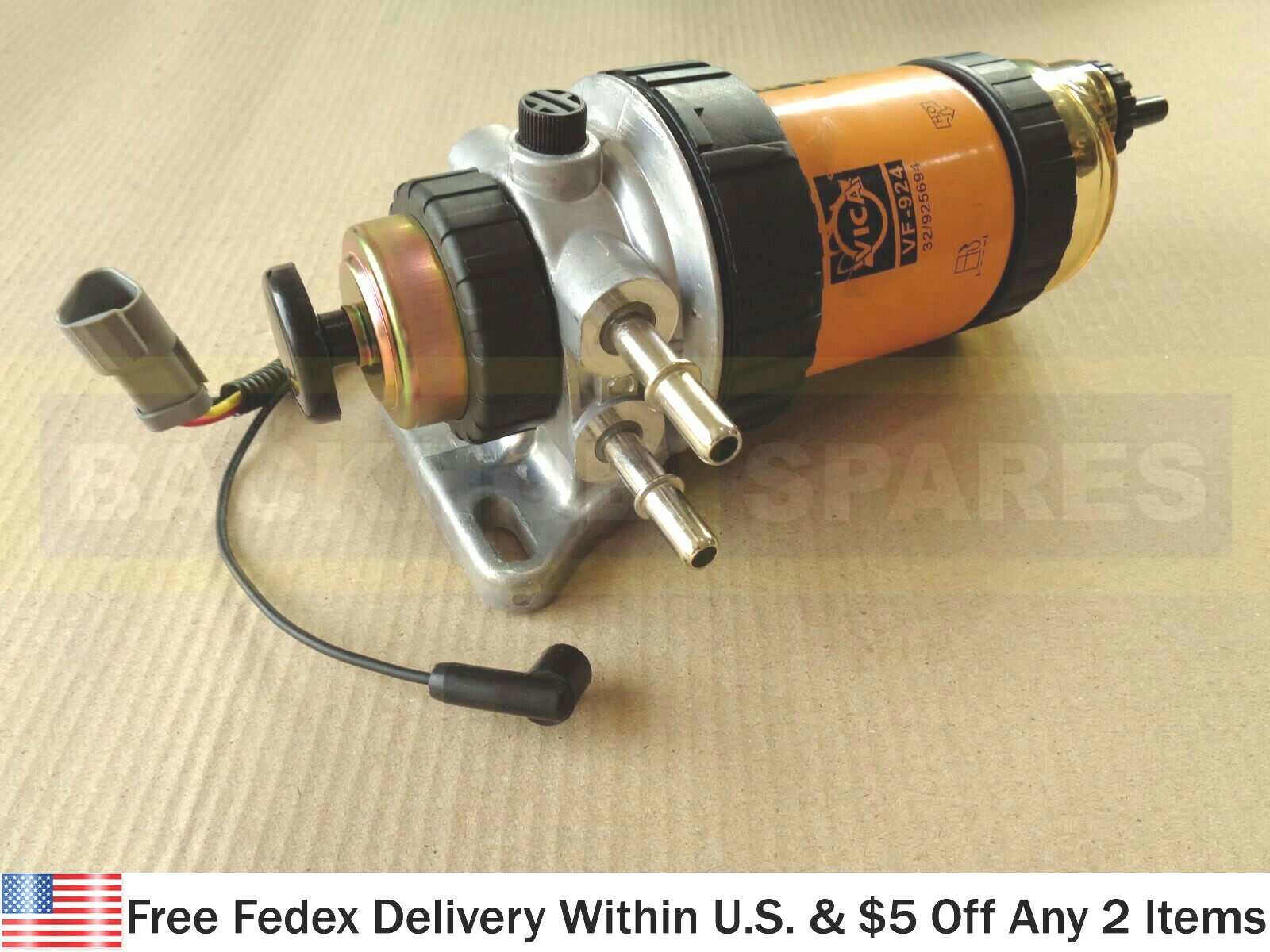 JCB PARTS - FUEL FILTER ASSEMBLY WITH SENSOR - 30 MICRON (PART NO. 32/ ...