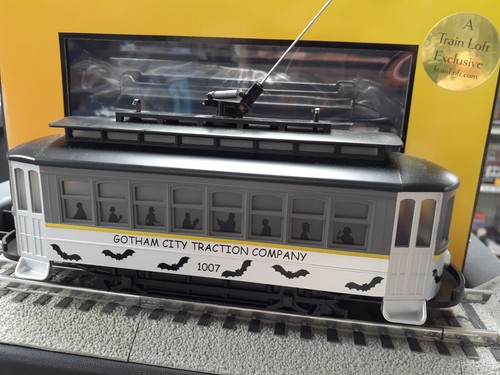 MTH Gotham City Trolley With LEDs Item 30-5212 New | eBay