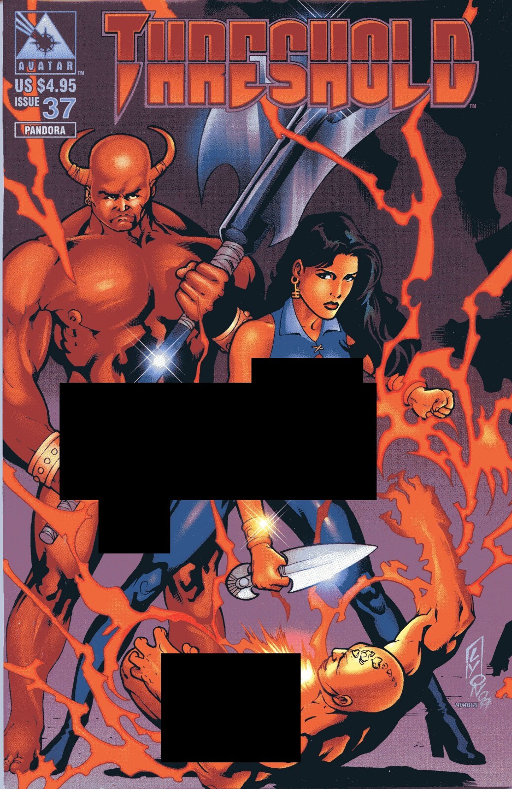 Threshold #37 (Avatar Press, 2001) RICK LYON PANDORA COVER! MINT! | eBay