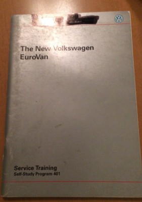 The New Volkswagen EuroVan Service Training Self-Study Program 401 | eBay