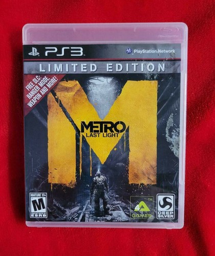 Metro: Last Light (Sony PlayStation 3, 2013) Complete PS3 Game W Manual ...