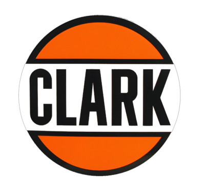 FITS VINTAGE CLARK GASOLINE GAS MOTOR PETROL OIL PUMP CAR BUMPER ...