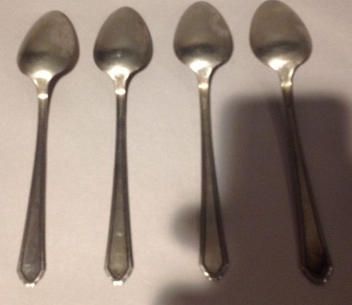 4 Dinner Soup Spoons NATIONAL SILVER PLATE silverware NSC EPNS | eBay