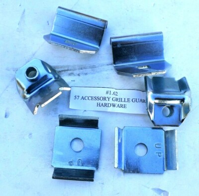 1957 57 Chevy Accessory Front Bumper Guard Hardware Kit Chevrolet | eBay