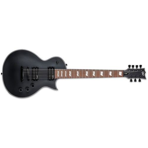 ESP LTD Eclipse EC257 7-String Electric Guitar Black Satin w/ Jatoba ...