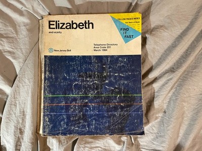 Union Somerset County NJ Yellow Pages Phone Book 1984 Plainfield ...