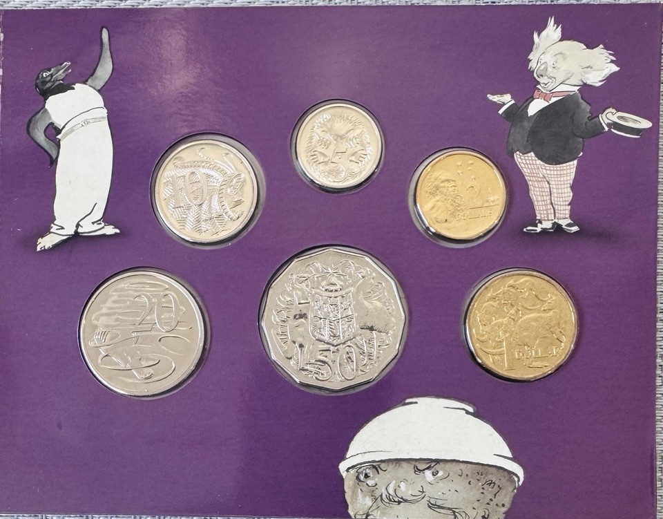 2006 The Magic Pudding Australian Baby 6 Coin Set + Medallion | RAM ...