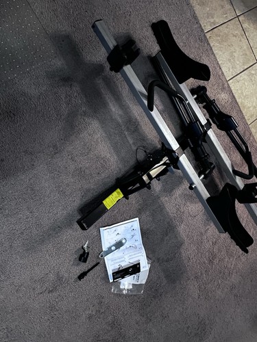 THULE T2 PLATFORM 2-BIKE RACK 2" HITCH MOUNT ANTI-THEFT SILVER 916XT | eBay