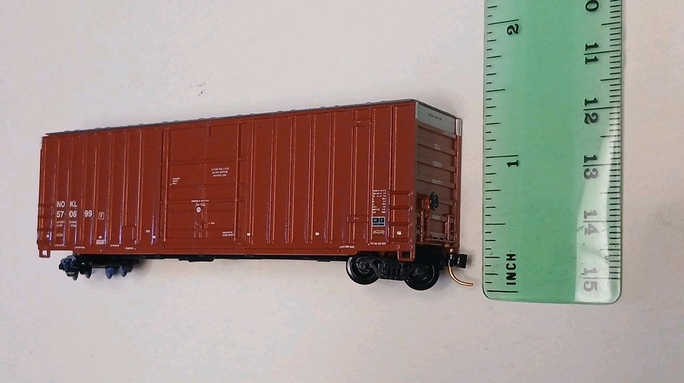 N-scale Train NOKL Hi-cube Box Car with Micro-Train coupler system no ...