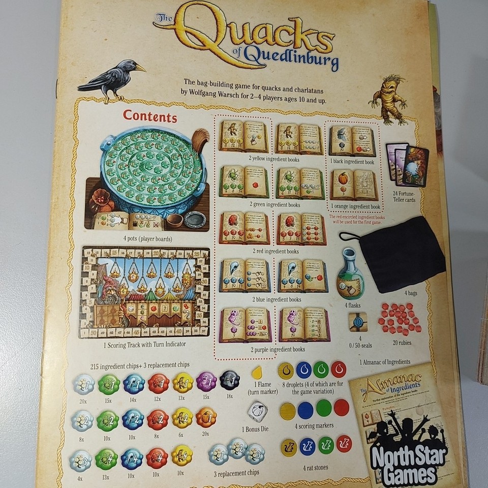 The Quacks of Quedlinburg & The Herb Witches Expansion game*. Wolfgang ...