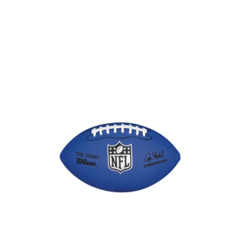 Wilson NFL Mini Football - Blue: Rubber Shell, Ages 0-10, Sports Ball ...