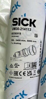 SICK UM30-214113 6036919 350...3400mm ,5000mm 1xanalog new dhl/ups ...
