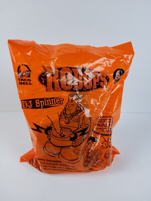 2004 Robops DJ Spinner Action Figure Taco Bell New and Sealed Toy | eBay