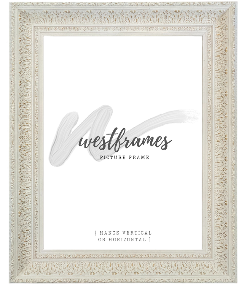 West Frames Elegance French Ornate Embossed Wood Picture Frame Antique ...