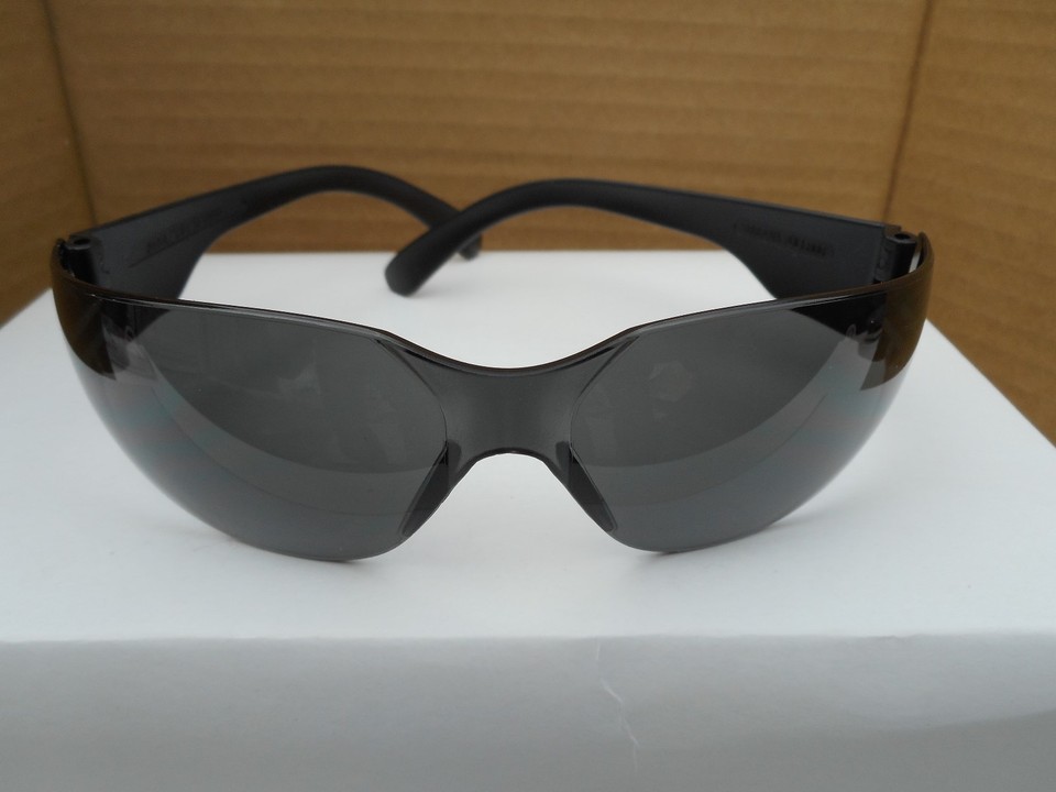BULLDOG SAFETY GLASSES EHF10S-CLEAR LENS, EHB20S-GRAY LENS (12 PAIR PER ...