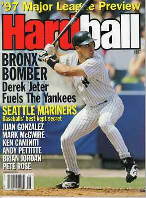 Derek Jeter New York Yankees 1997 Hardball Baseball Magazine | eBay
