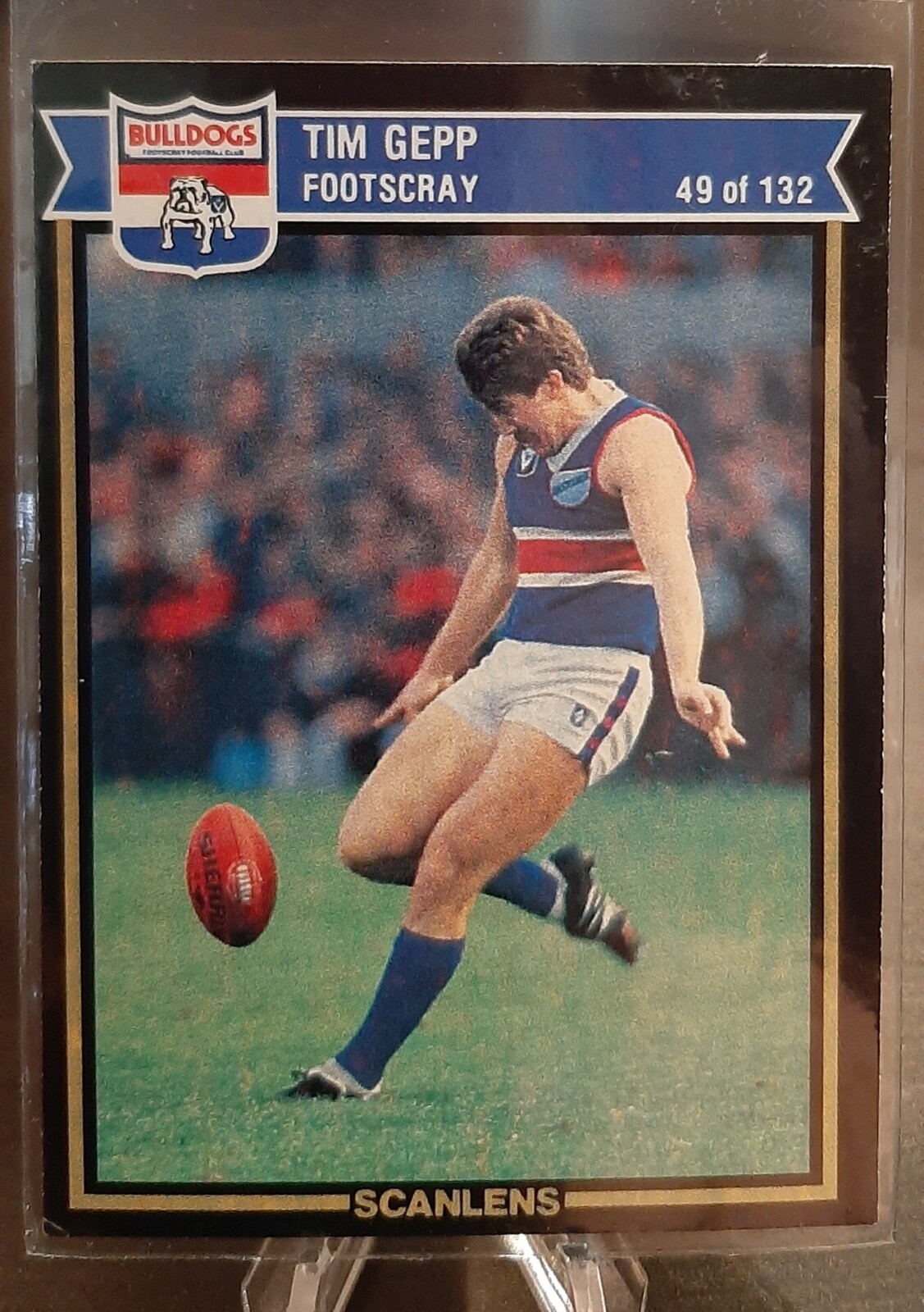 1987 Scanlens – VFL – Tim Gepp #49 – Footscray | eBay