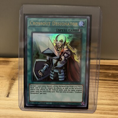 Crossout Designator, 1st Edition, Ultra Rare, Pack Fresh Right Into ...