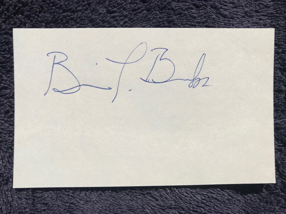 INDEX CARD 3X5 3 X 5 CUT AUTO AUTOGRAPH AUTOGRAPHED SIGNED U YOU PICK ...