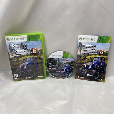 Farming Simulator 15 (Microsoft Xbox 360, 2015) Original Label ...