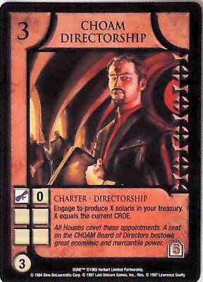 Dune CCG CHOAM Directorship - Eye of the Storm | eBay