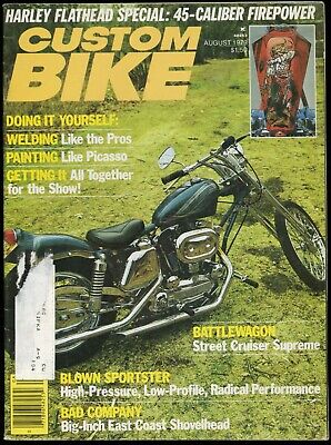 AUGUST 1979 CUSTOM BIKE MAGAZINE, HARLEY FLATHEAD SPECIAL, BLOWN ...