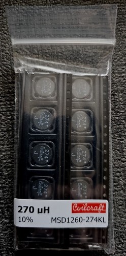 COILCRAFT 270 uH MSD1260-274KL COMMON MODE CHOKES 10 Pack Quick Ship ...