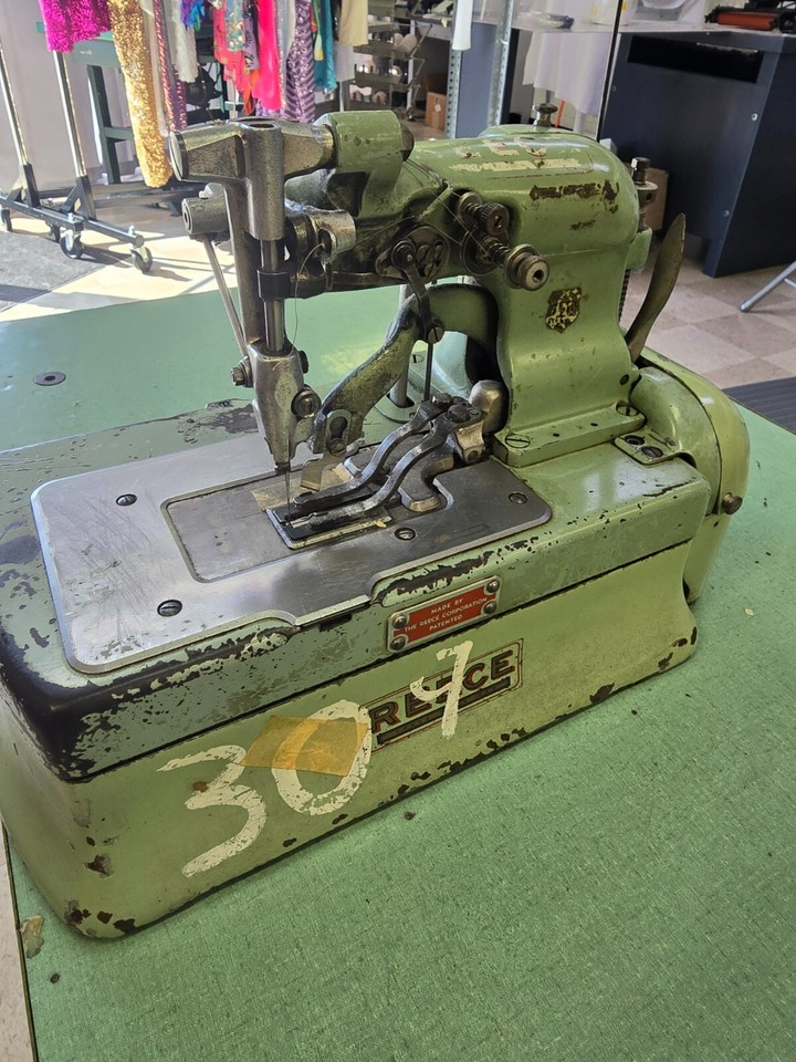 Used Reece S-2-BH Chain Stitch Buttonhole Machine – As Is, Needs ...