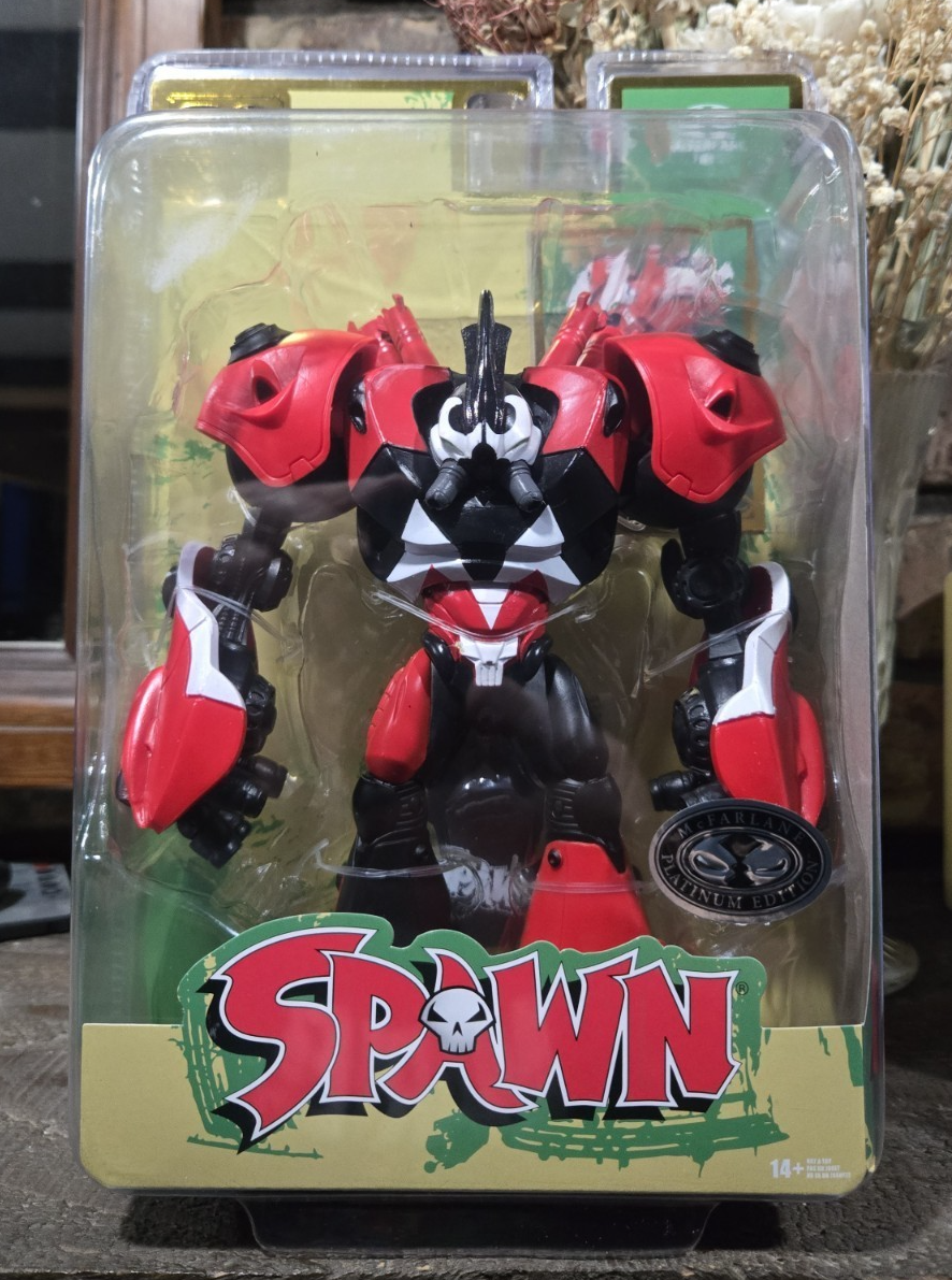 PLATINUM Spawn Robot Wars McFarlane 30th Anniversary Action RARE CHASE | eBay