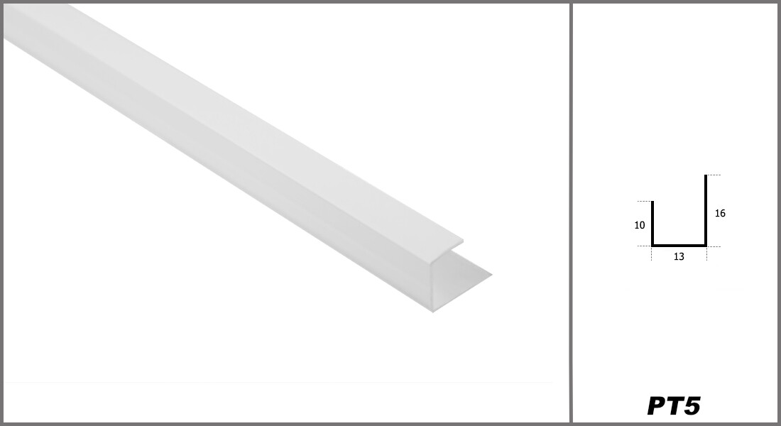 10 Meter Kantenprofil für Gipskarton Platten PVC Rigips 12,5mm ...