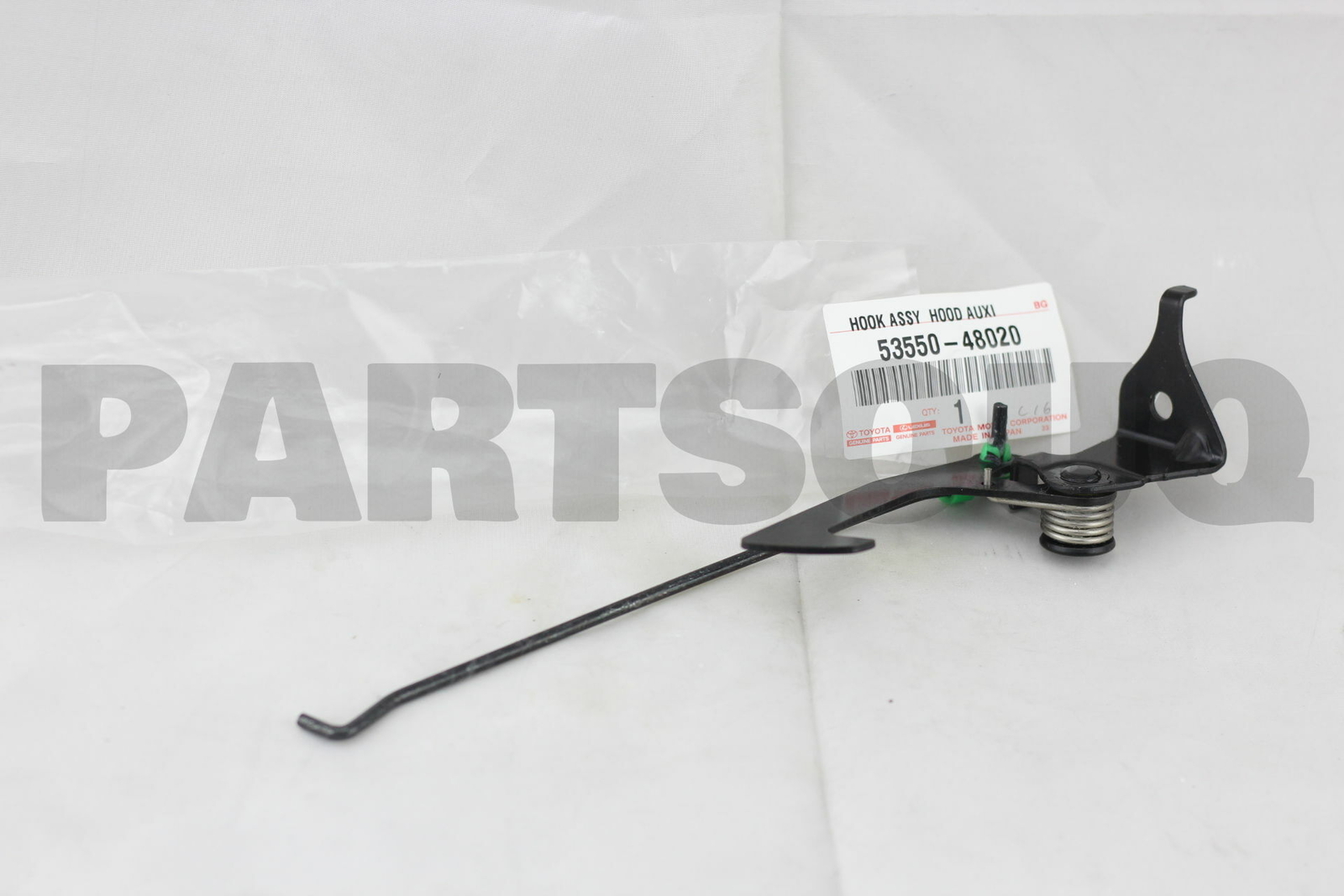 5355048020 Genuine Toyota HOOK ASSY, HOOD AUXILIARY CATCH 53550-48020 ...