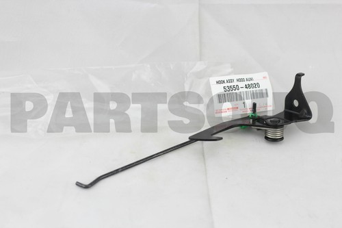 5355048020 Genuine Toyota HOOK ASSY, HOOD AUXILIARY CATCH 53550-48020 ...