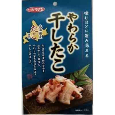 Dounan Soft Dried Octopus savory snack 25g japanese snack from Japan ...