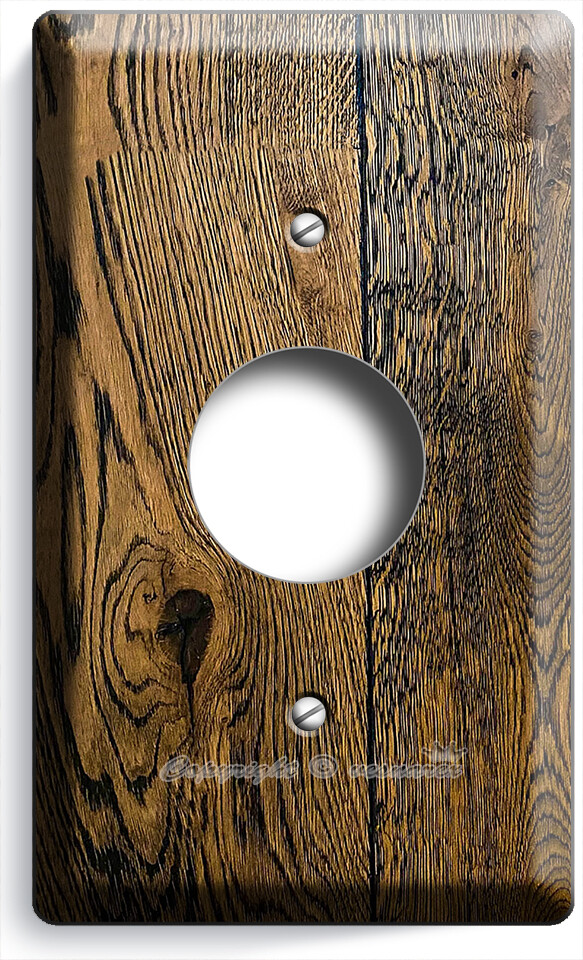 RUSTIC ANTIQUE OLD WOOD STYLE LIGHT SWITCH OUTLET WALL PLATES COUNTRY ...