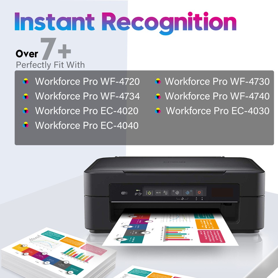 5PK 802XL Ink Cartridges for Epson Workforce Pro WF-4740 WF-4730 WF ...