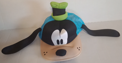 Disney Parks Goofy Face Ears Adult Baseball Cap Hat SnapBack Adjustable ...