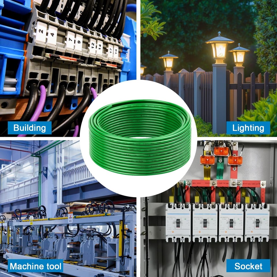 THHN Wire 8 Gauge 150 FT Stranded Copper Wire, 8 AWG Copper Wire Rated ...