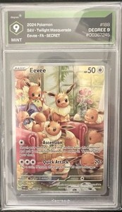 Eevee 2024 Scarlet & Violet: Twilight Masquerade #188/167 Illustration ...