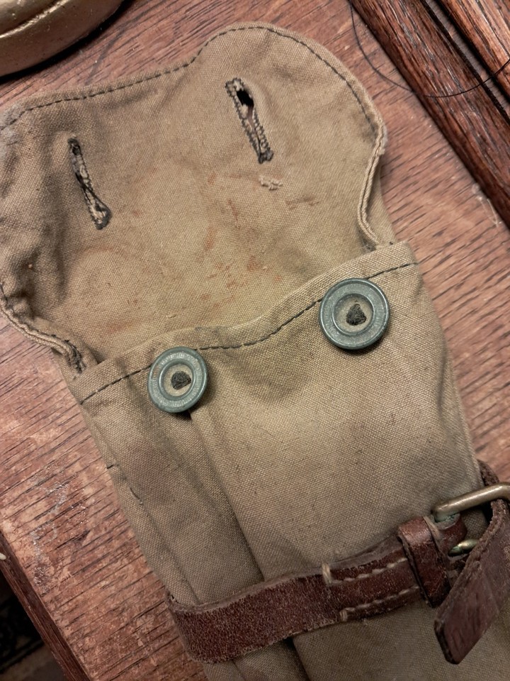 WW2 GERMAN ELITE ZELTBAHN TENT POLE BAG MARKED ON STRAPS | eBay