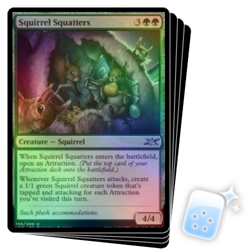 FOIL SQUIRREL SQUATTERS X4 Unfinity Magic MTG MINT CARD | eBay
