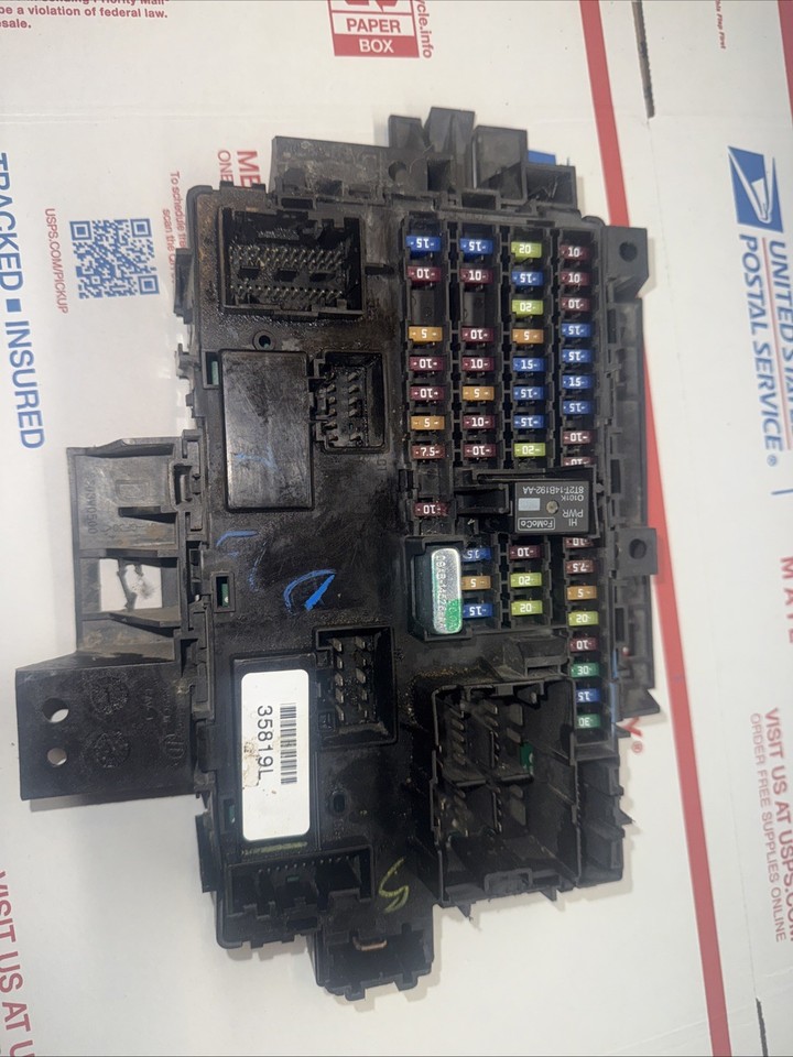 2011 - 2015 Ford Explorer Edge MKX Cabin Fuse Relay Box BCM BC3T-14B476 ...