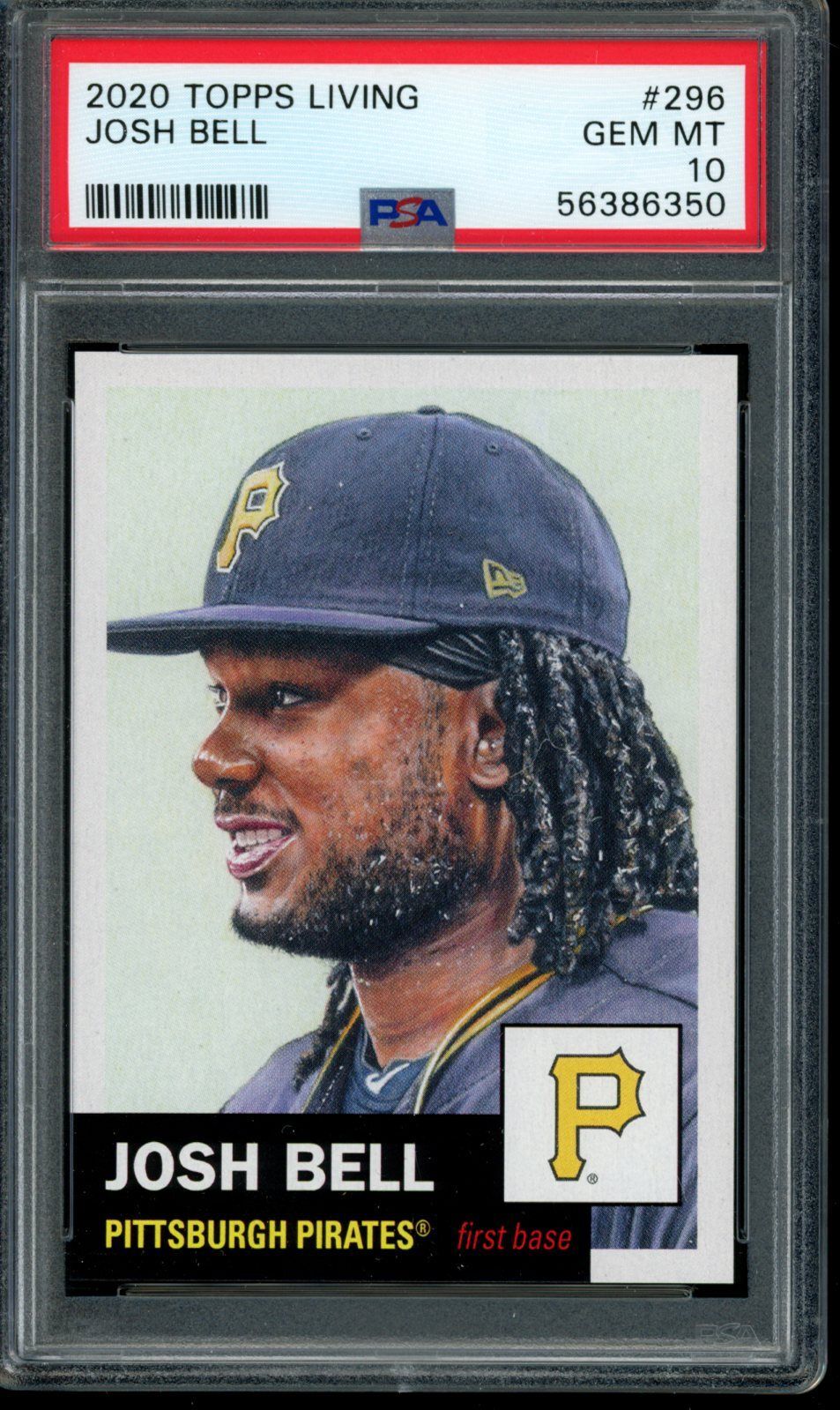 2020 Topps Living Set #296 Josh Bell PSA 10 Gem Mint Card 56386350 | eBay