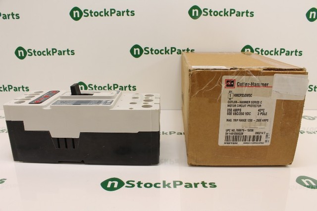 Cutler Hammer Circuit Breaker 250 Amp 600v 3 Pole HMCP250W5C for sale ...