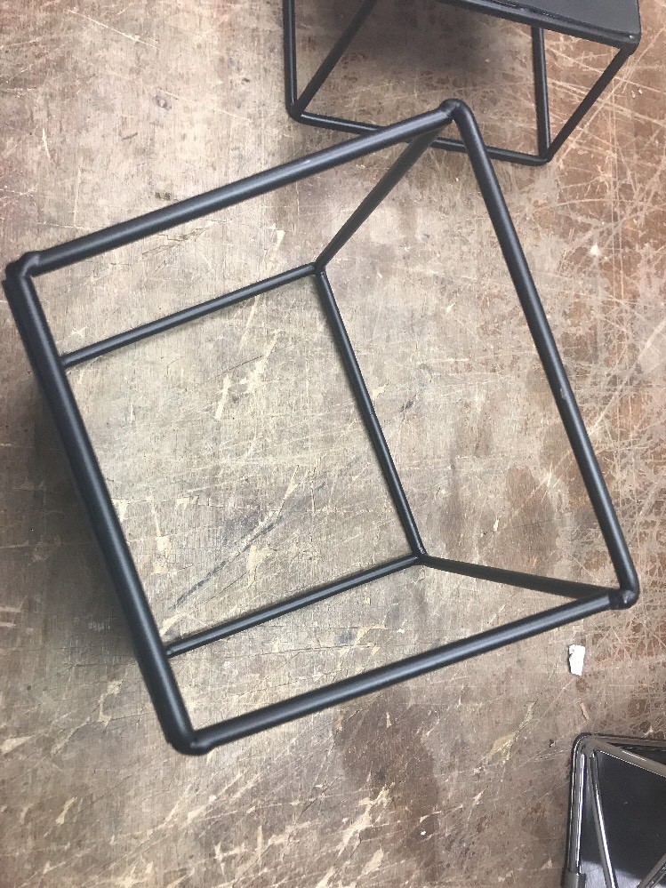 Food Display Risers Heavy Metal 6x6x6 Black New | eBay