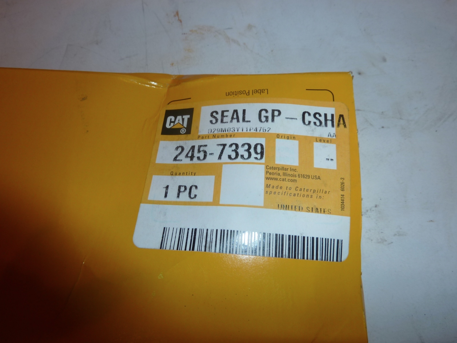 CAT 245-7339 Seal | eBay