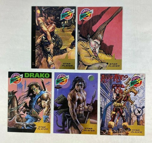 COMIC FUTURE STARS (Majestic 1993) Complete STAR PLAYER Chase Card Set ...